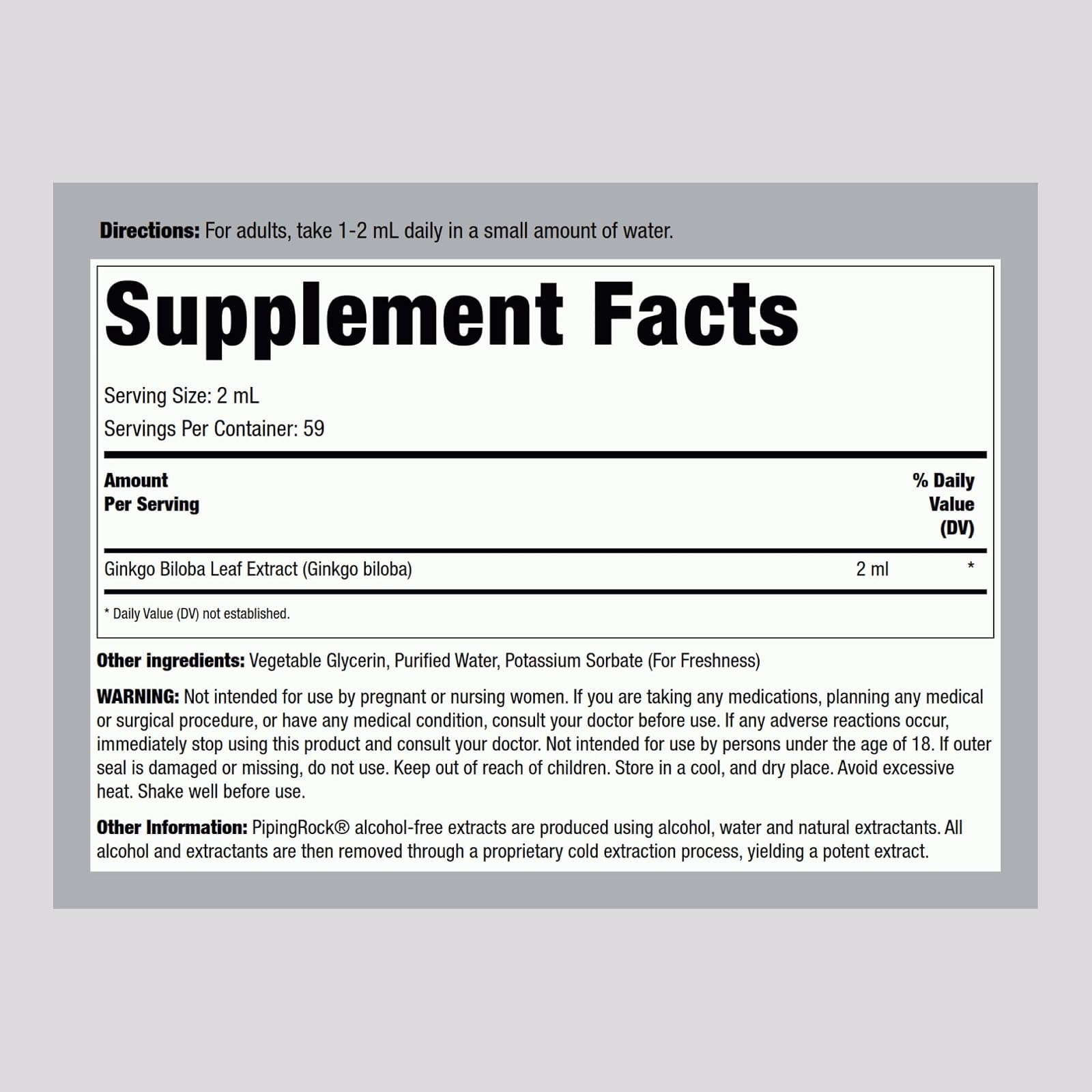 natural ginkgo biloba supplement