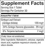 natural ginkgo biloba supplement