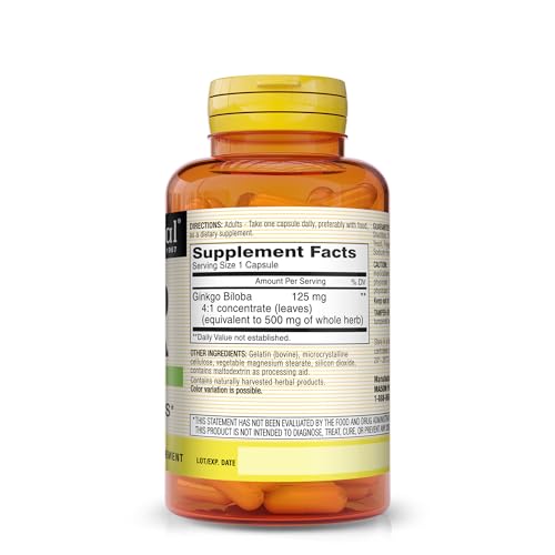 natural ginkgo biloba tablet for cognitive support