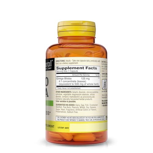 natural ginkgo biloba tablet for focus