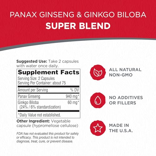 Natural ginkgo biloba tablet for vitality