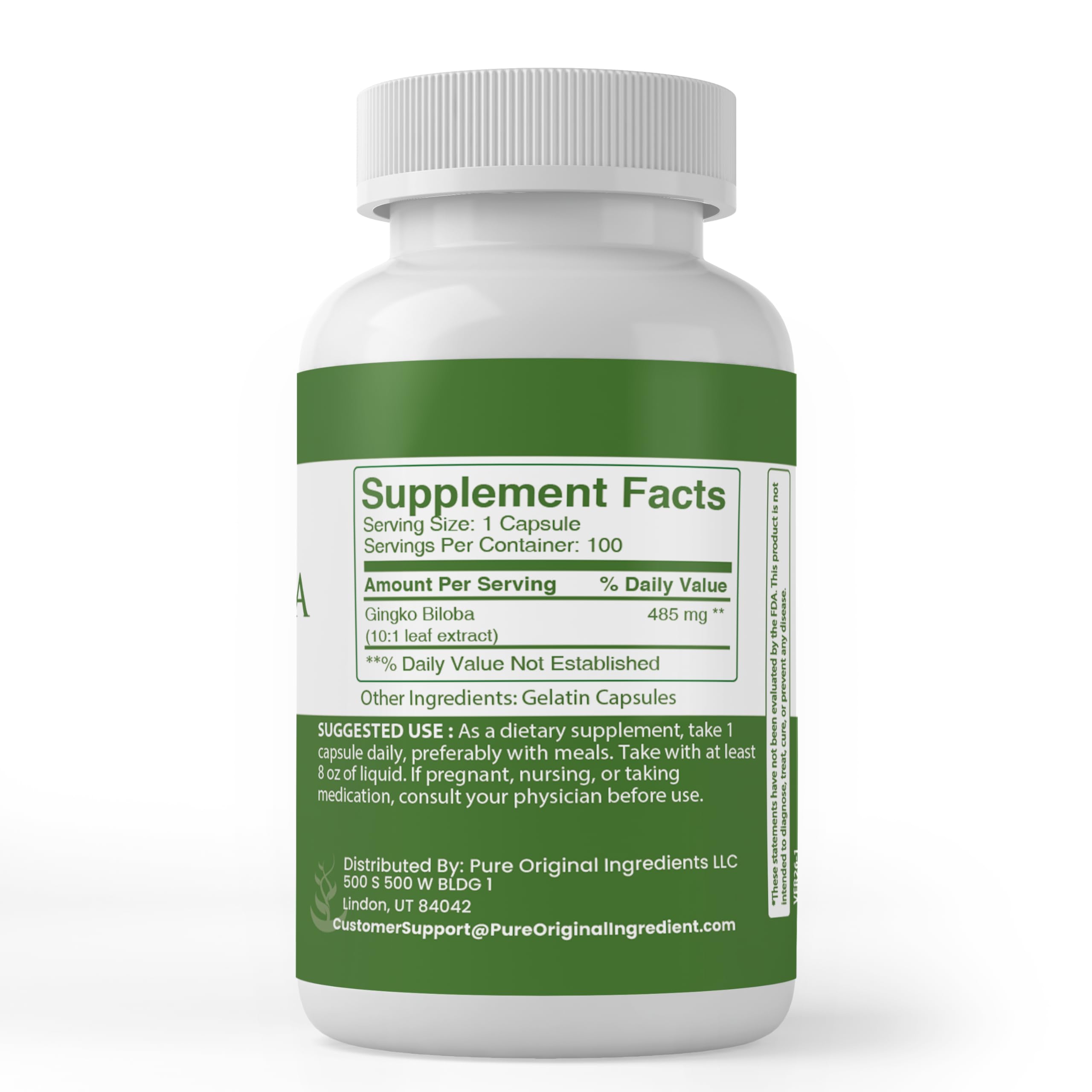 natural ginkgo biloba tablet option