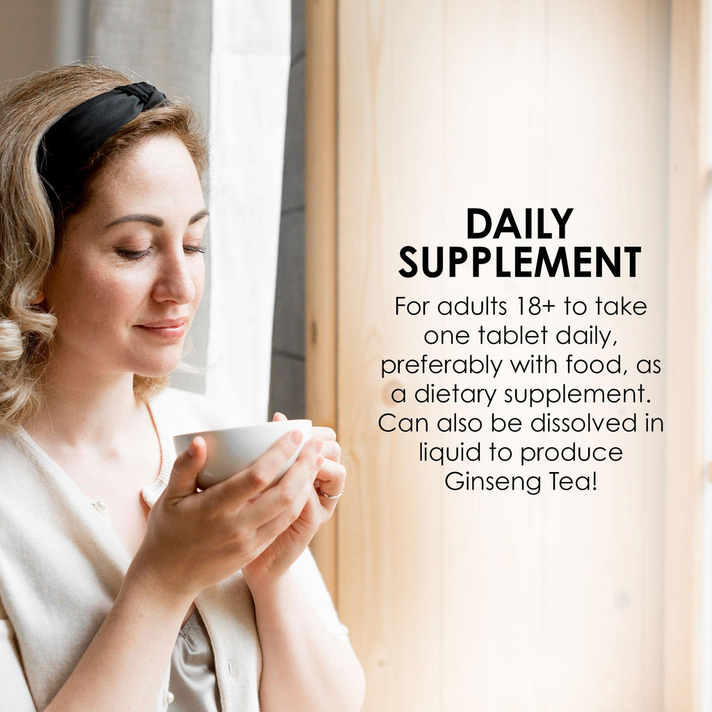 Natural ginseng for daily wellness