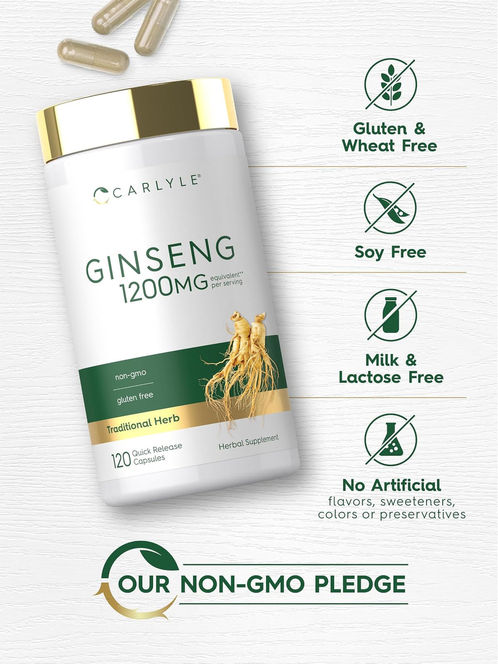 Natural ginseng for immune support