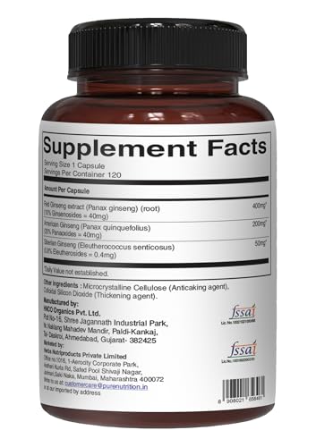 Natural ginseng for stress relief