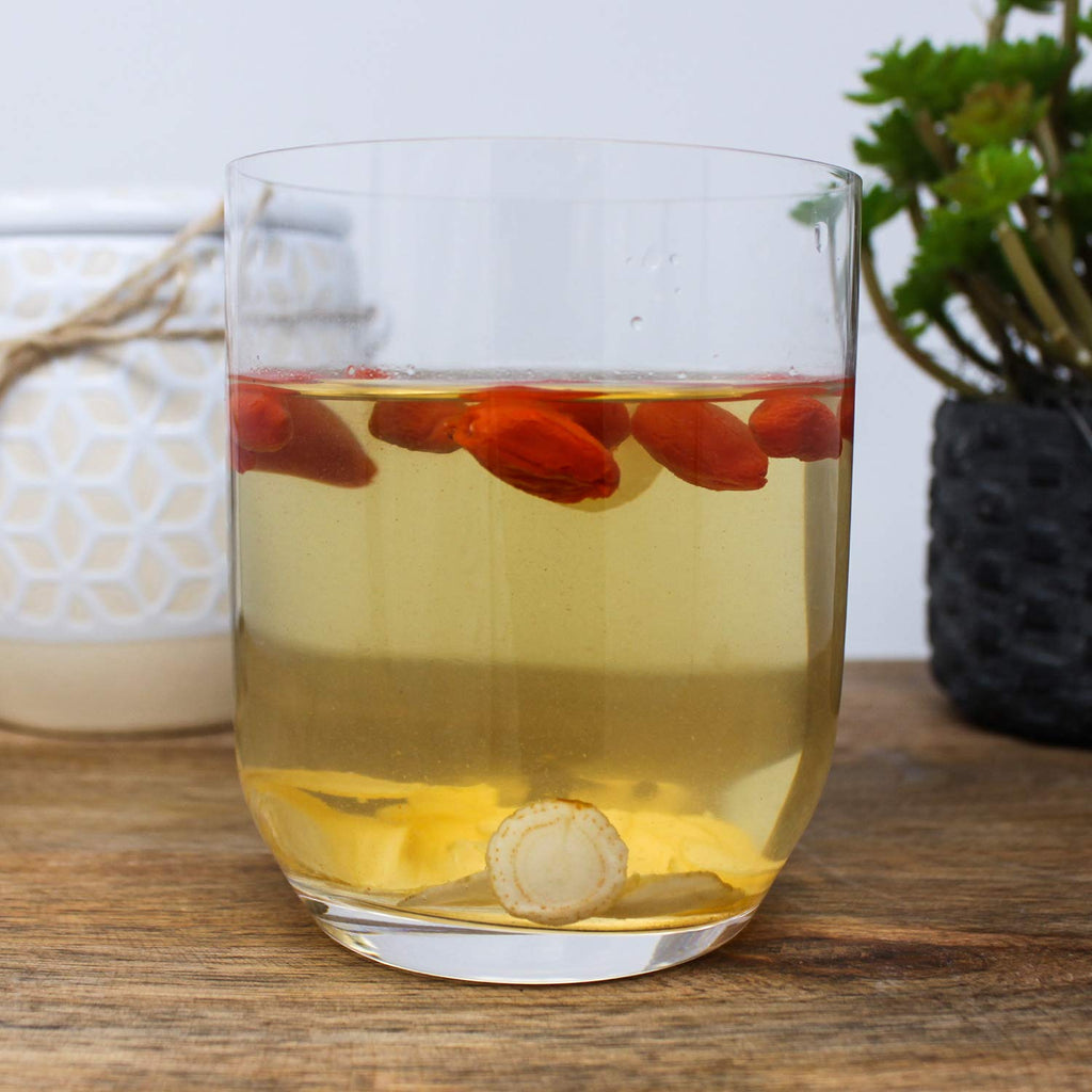 Natural ginseng slices for stress relief