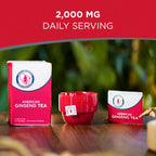 Natural ginseng tea for relaxation