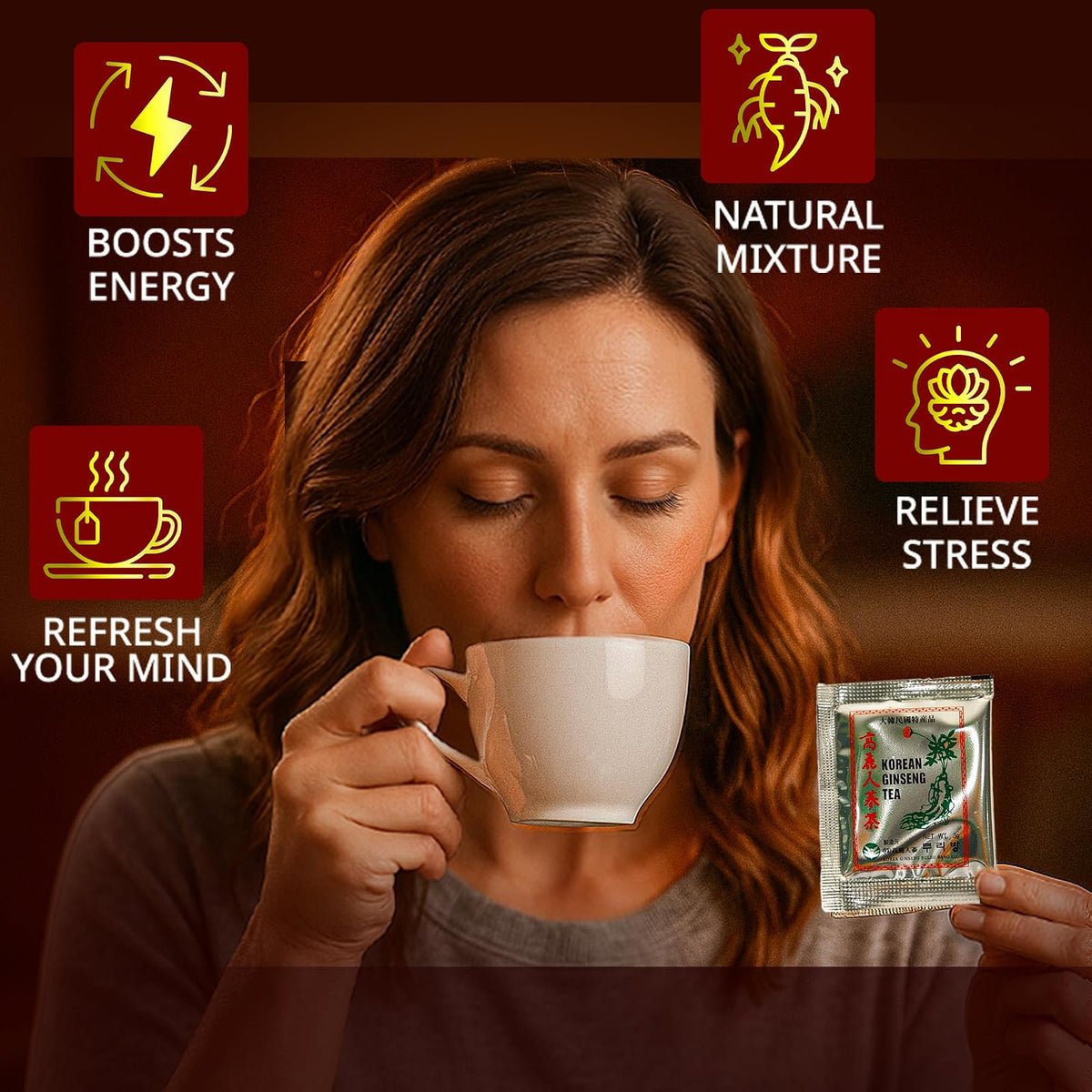 natural ginseng tea for wellness