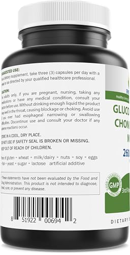 natural glucosamine capsules for pain relief
