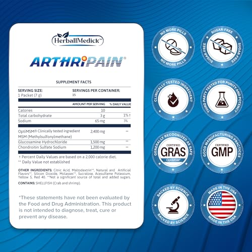 natural glucosamine chondroitin MSM formula