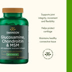 natural glucosamine chondroitin MSM supplement