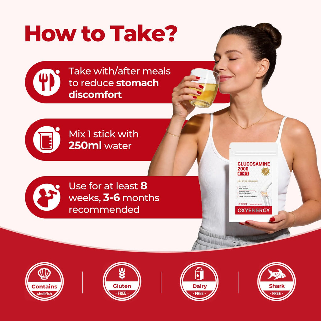 Natural glucosamine for active lifestyle