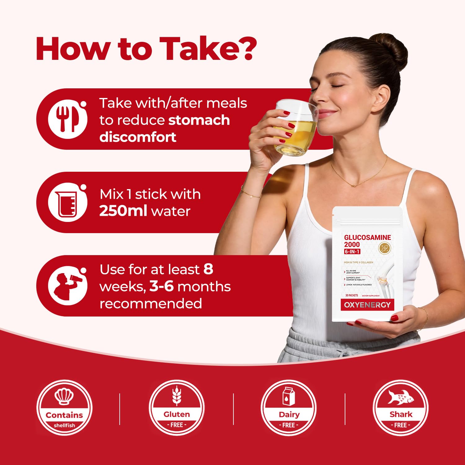Natural glucosamine for active lifestyle