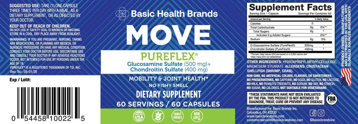 natural glucosamine for better mobility
