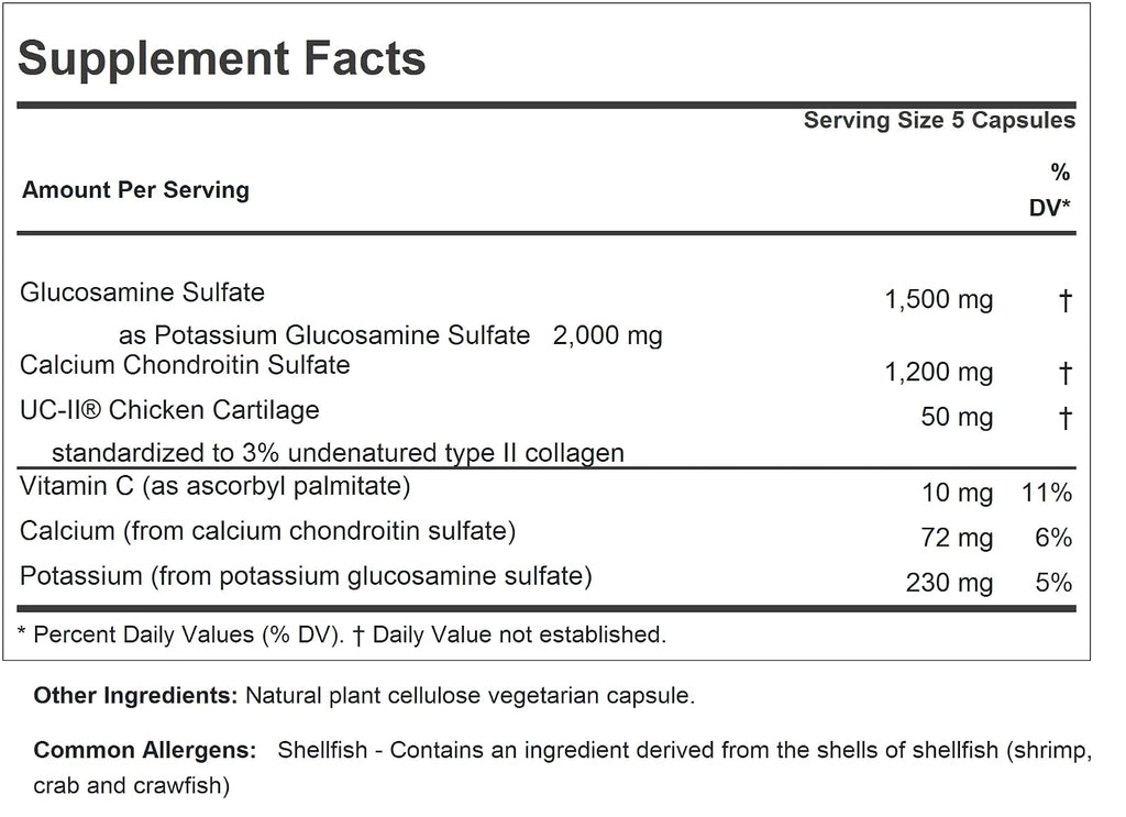 natural glucosamine for healthy joints