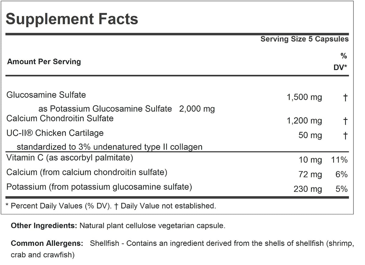 natural glucosamine for healthy joints