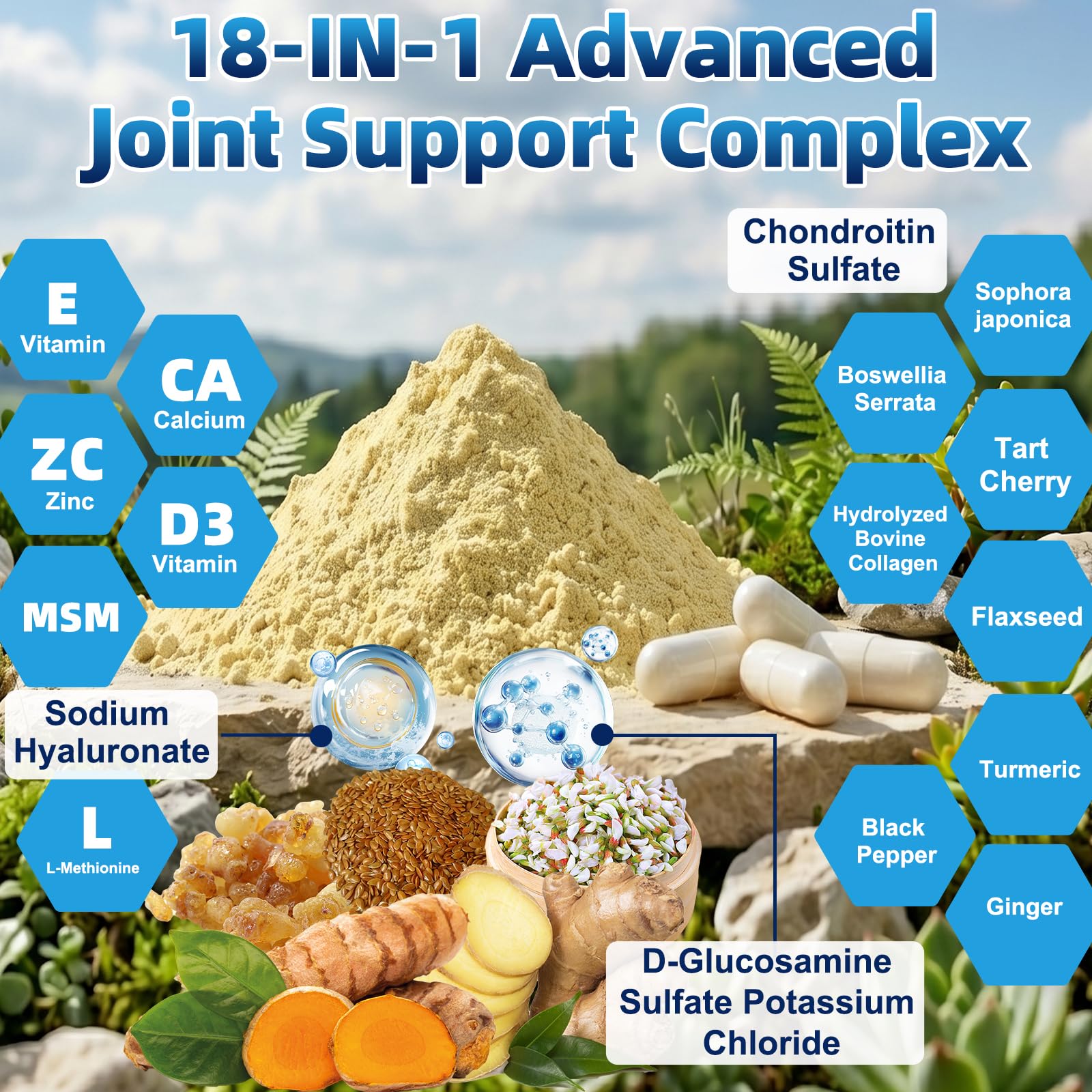 Natural glucosamine for healthy joints