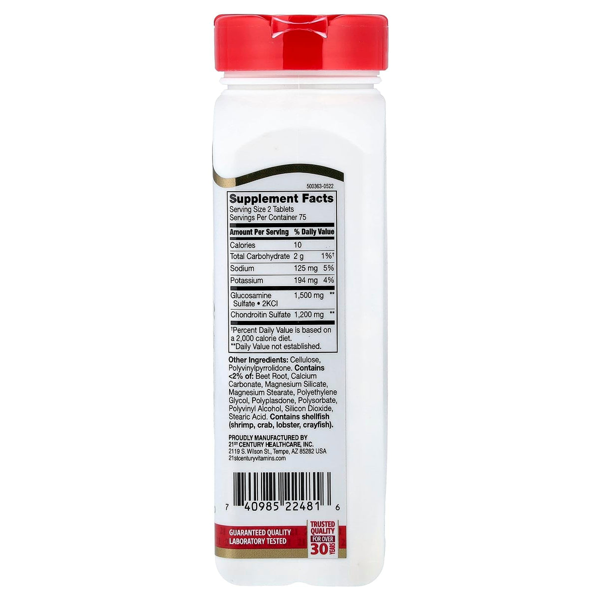 Natural glucosamine for healthy mobility