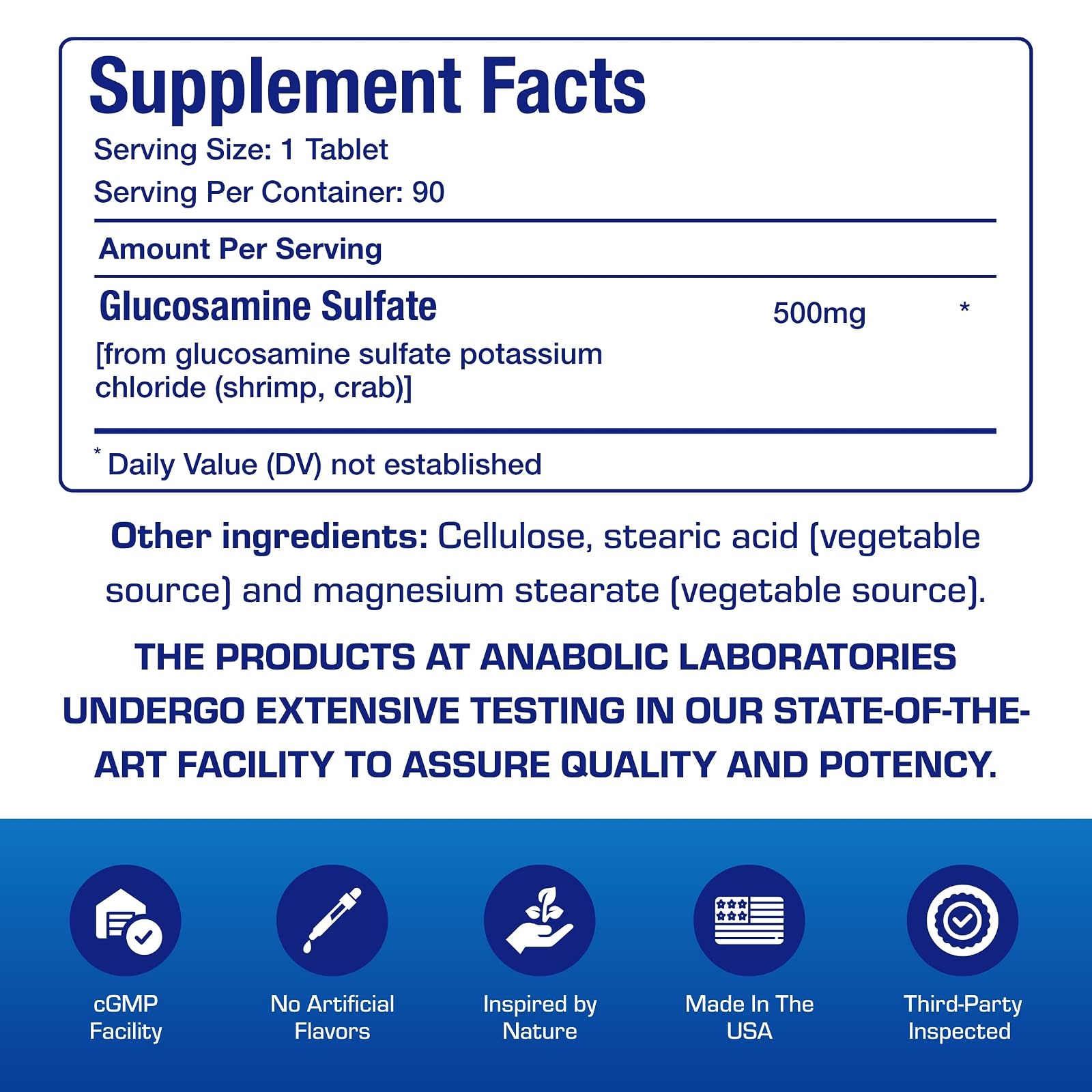 Natural glucosamine for joint comfort