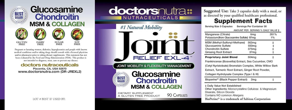 Natural glucosamine for joint comfort