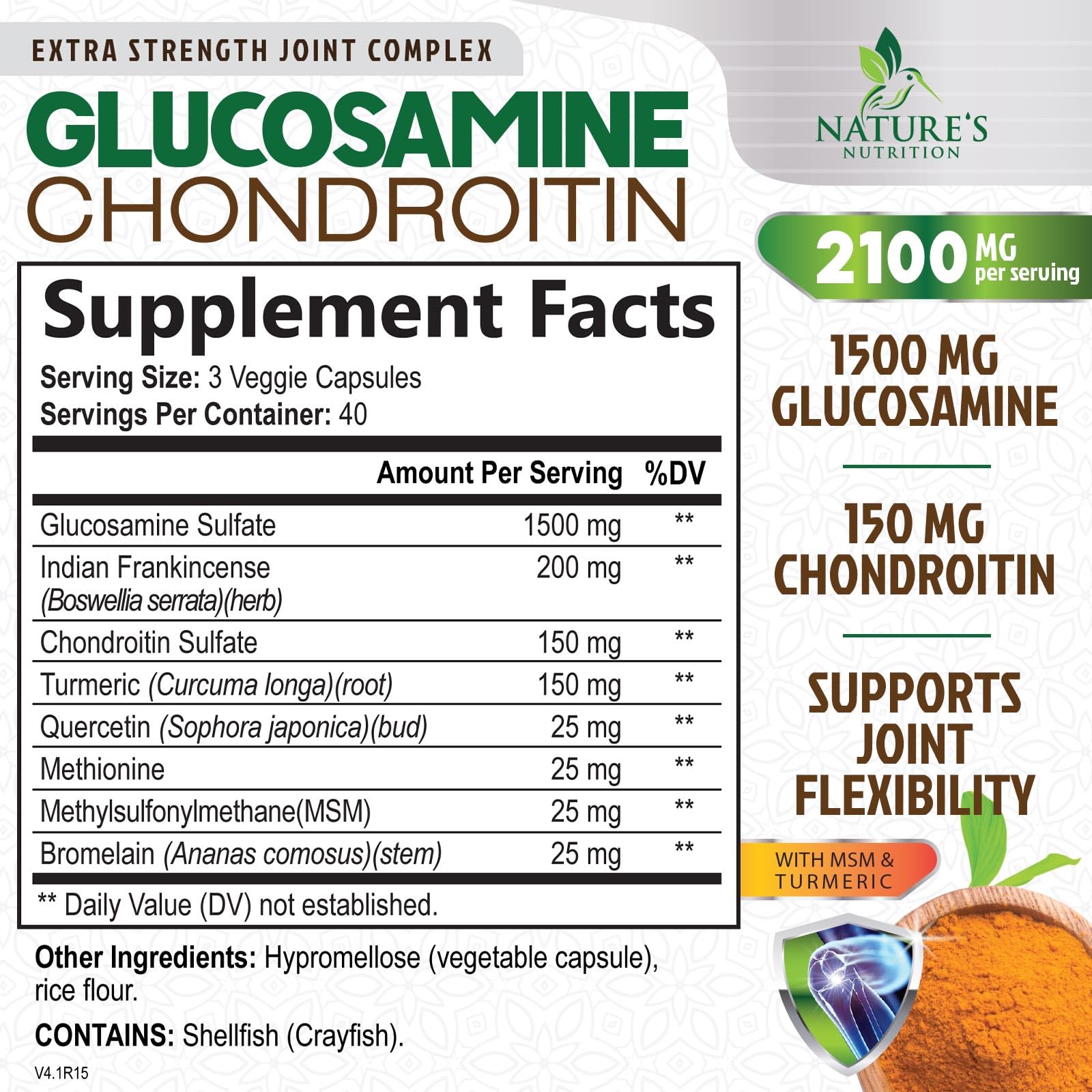 natural glucosamine for joint health