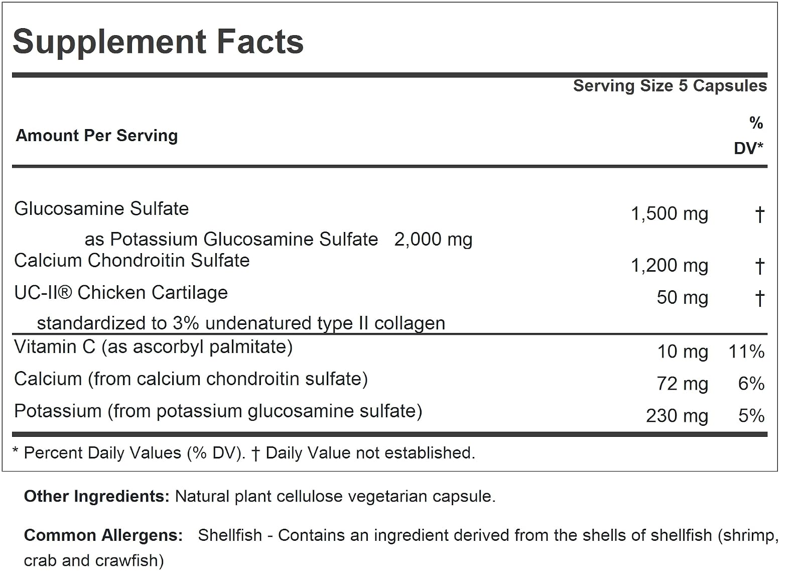 natural glucosamine for joint health