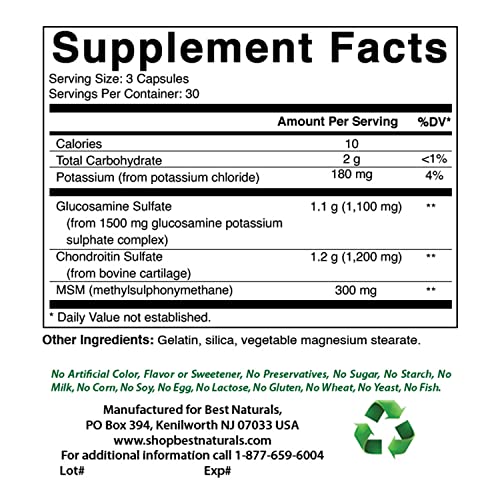 natural glucosamine for joint health