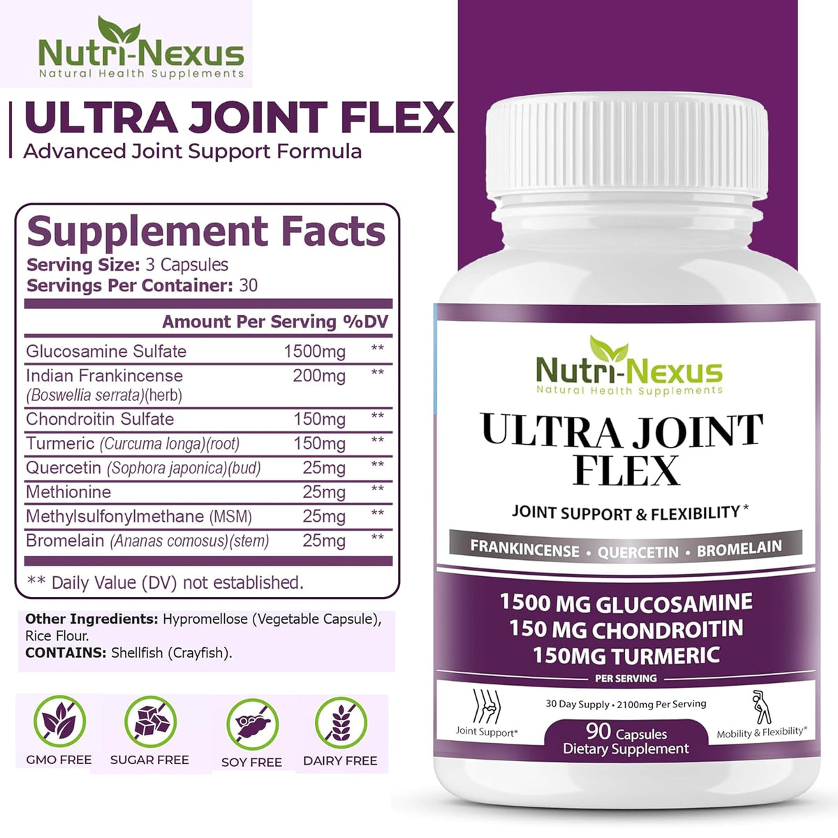 natural glucosamine for joint relief