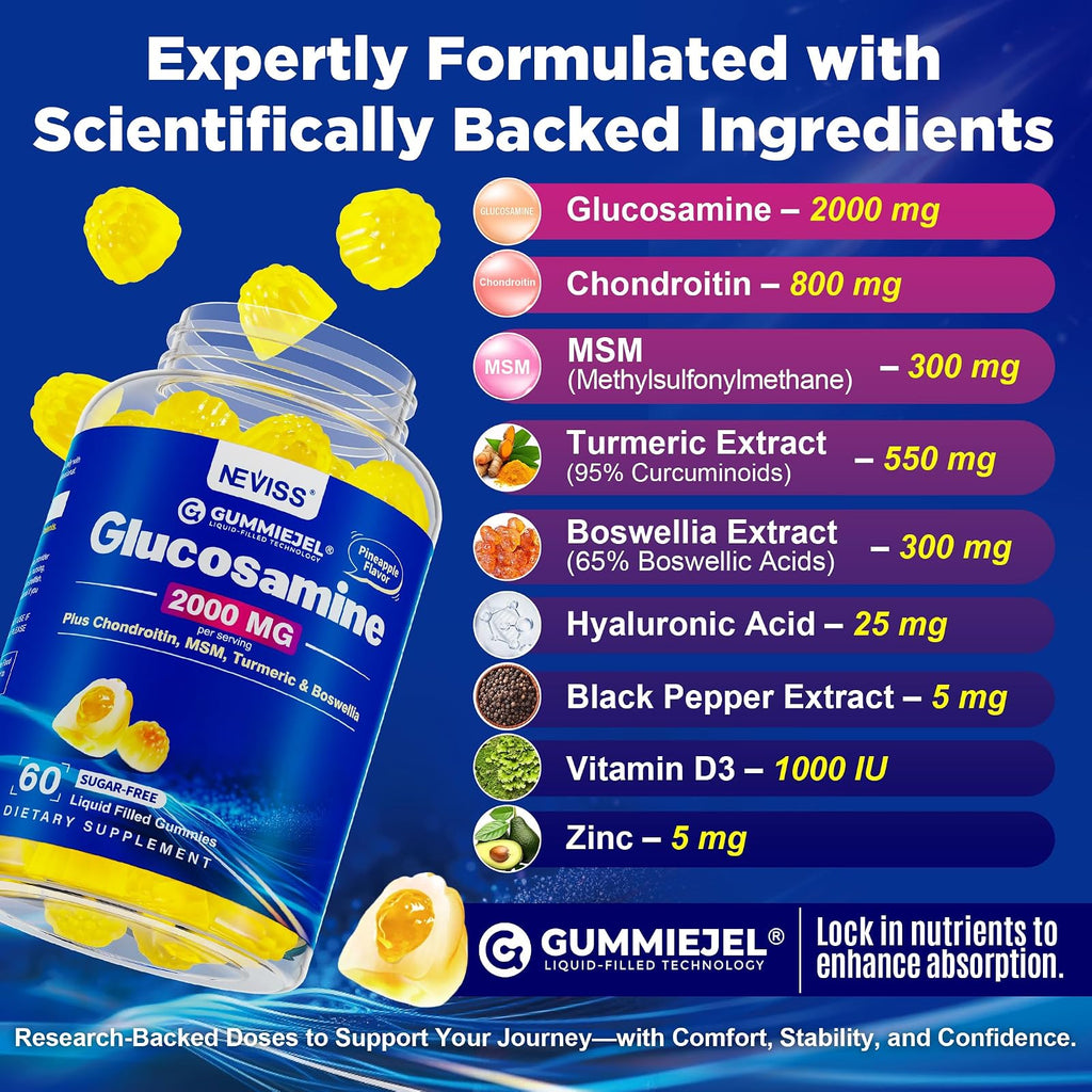 natural glucosamine gummies for healthy joints