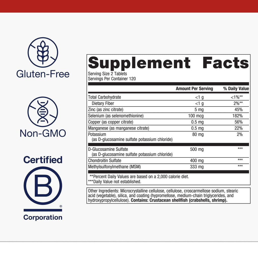natural glucosamine supplement for joints