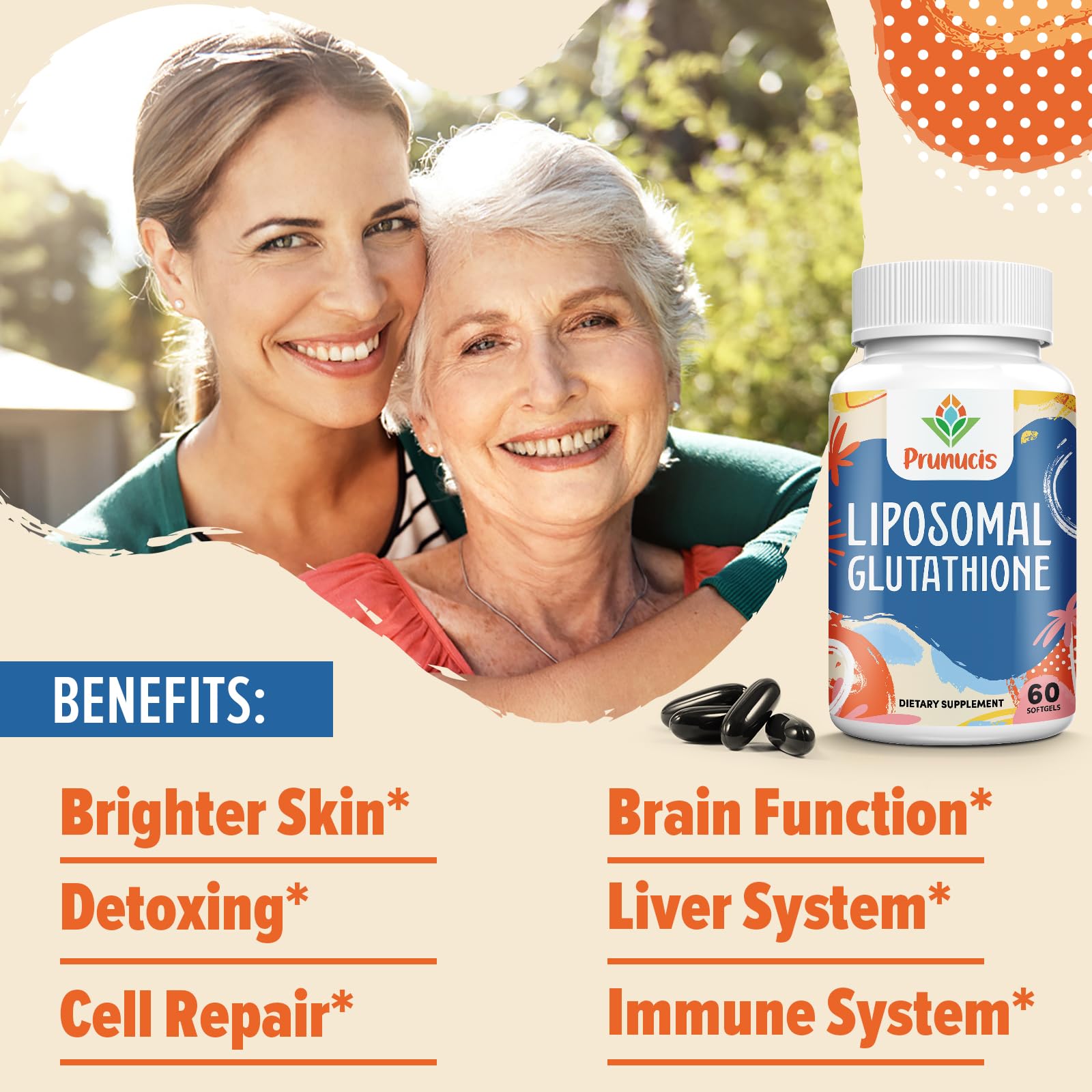 Natural glutathione for overall wellness