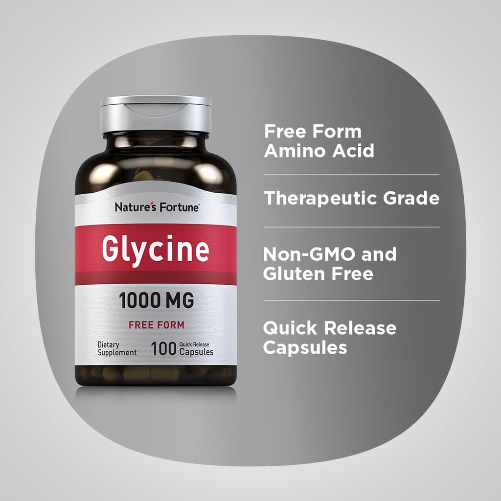 Natural glycine for relaxation support