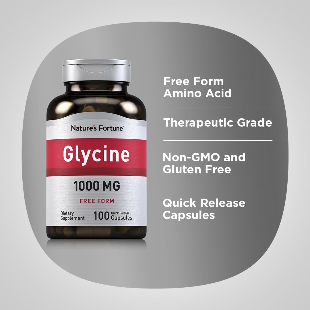 Natural glycine for relaxation support