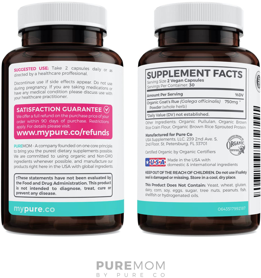 natural goat's rue multivitamin capsules