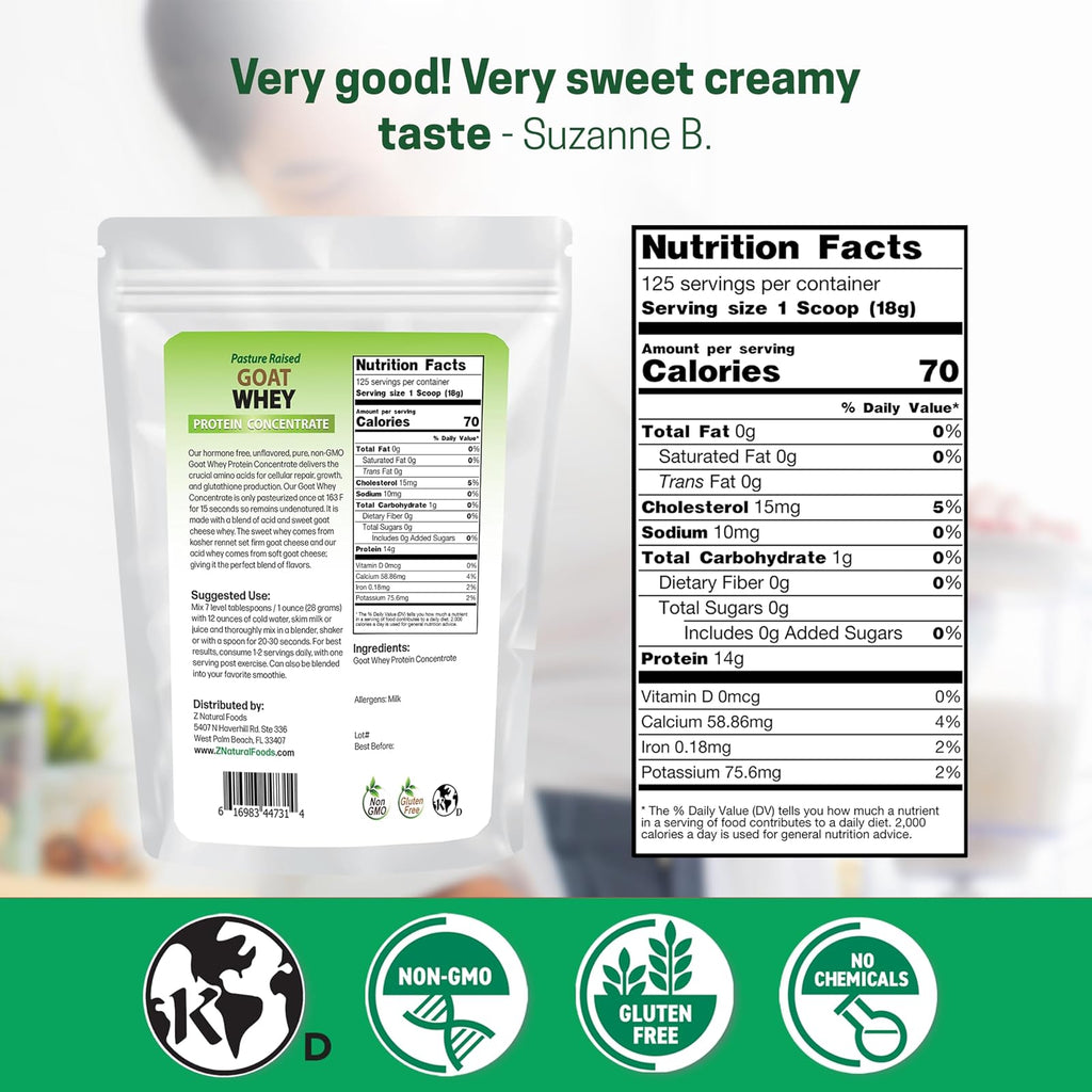 natural goat whey protein powder