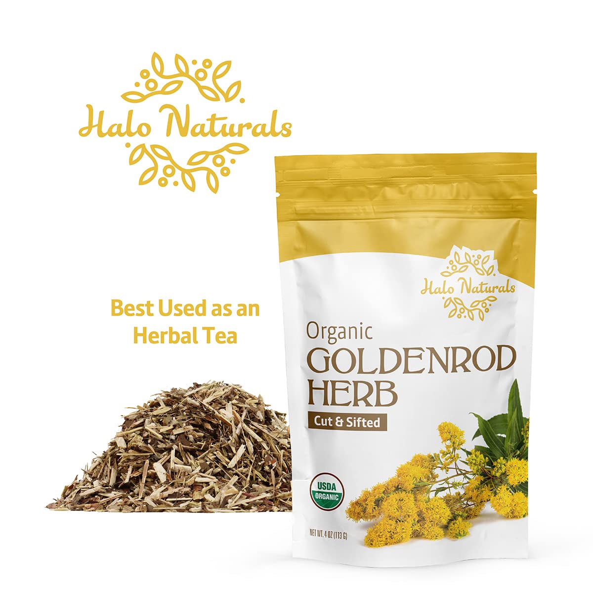 natural goldenrod for soothing tea