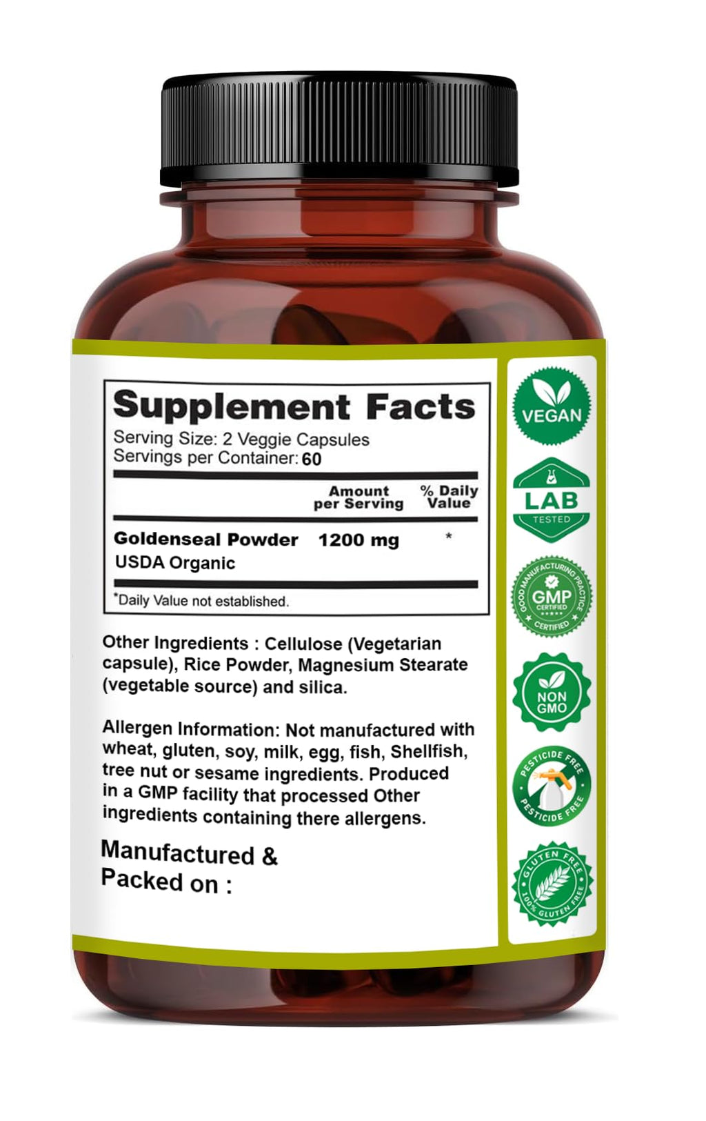 natural goldenseal plant extract