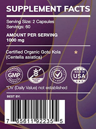 natural gotu kola capsules for vitality