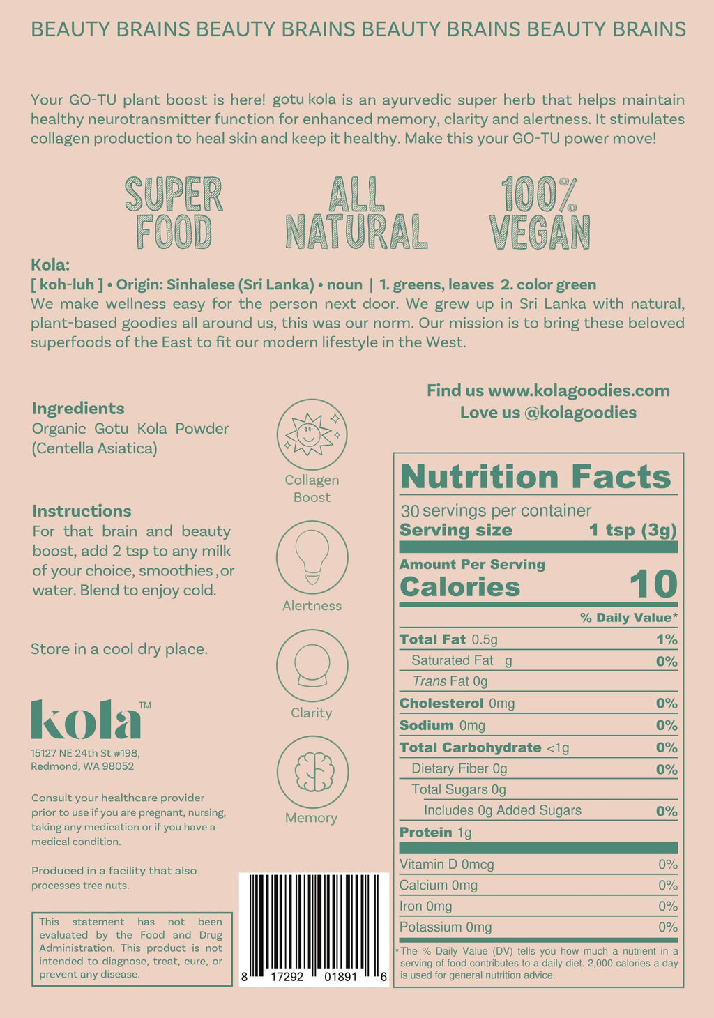 natural gotu kola for stress relief