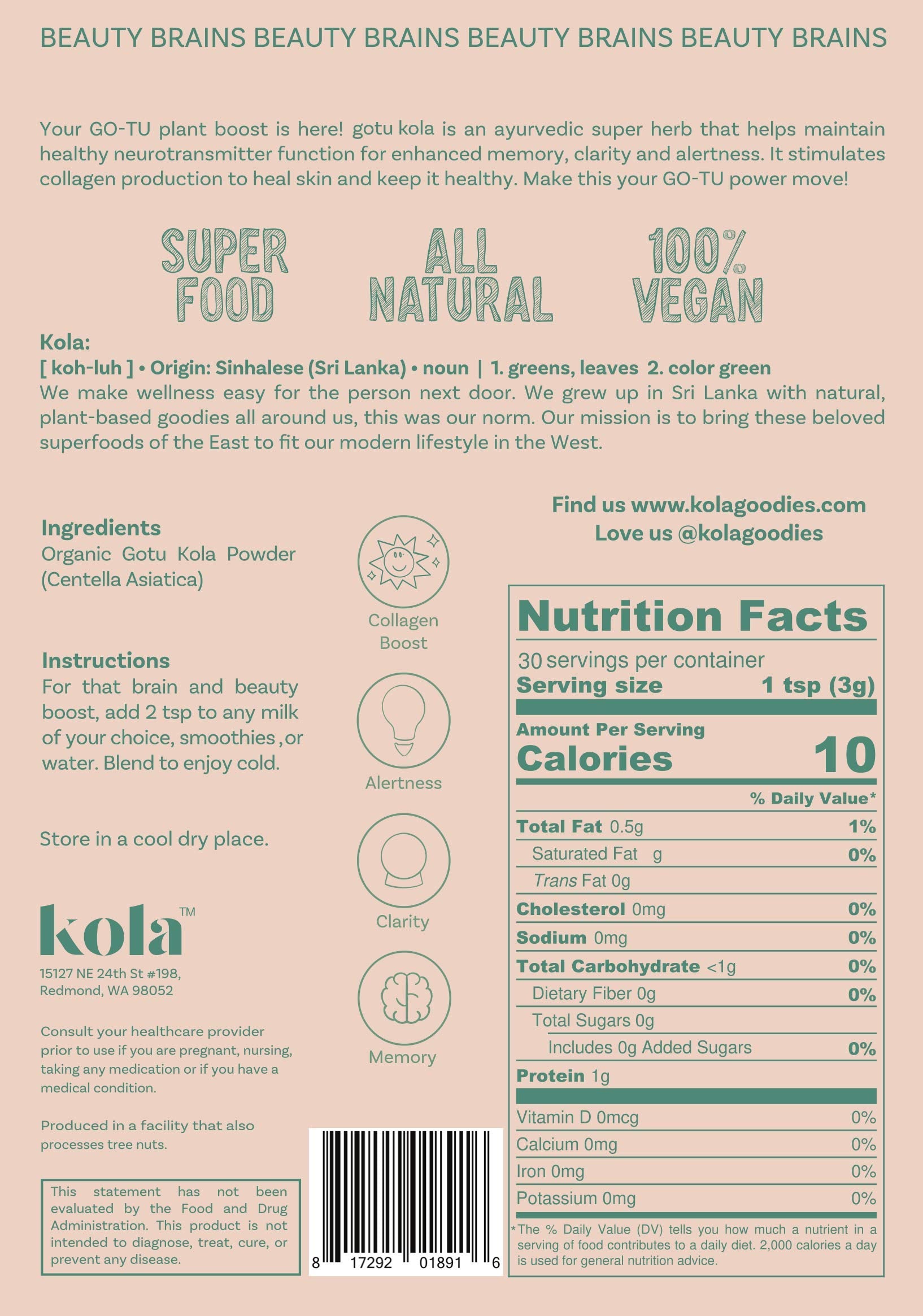 natural gotu kola for stress relief