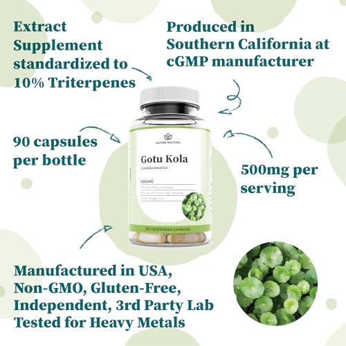 natural gotu kola herbal supplement