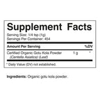 Natural Gotu Kola powder for stress relief