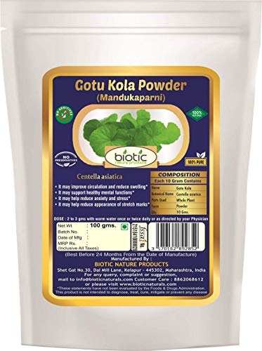 natural gotu kola supplement benefits
