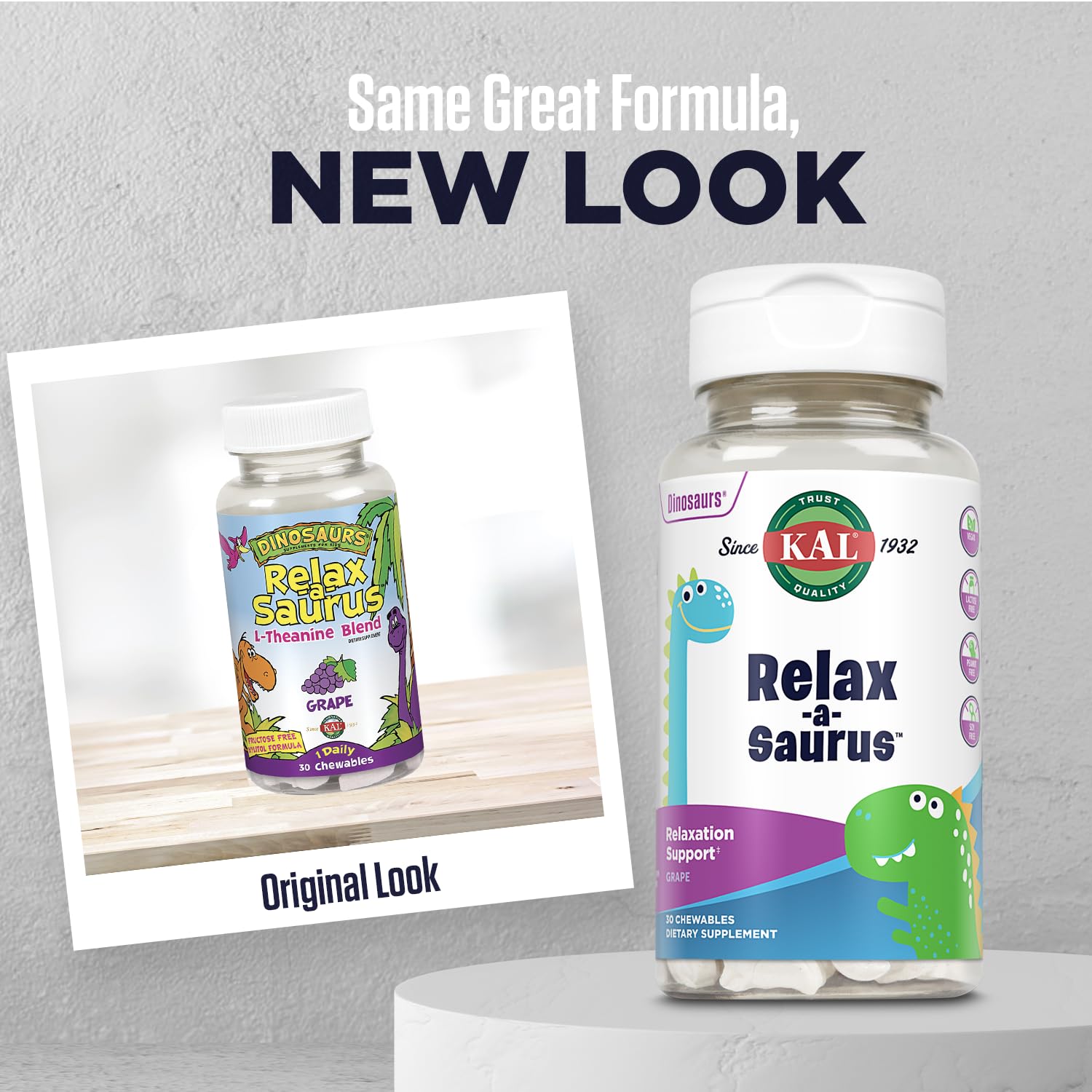 natural grape flavour chewables