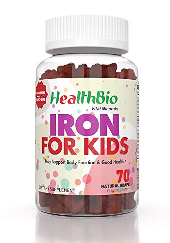 natural grape flavour iron supplement