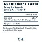 natural grape seed extract capsules