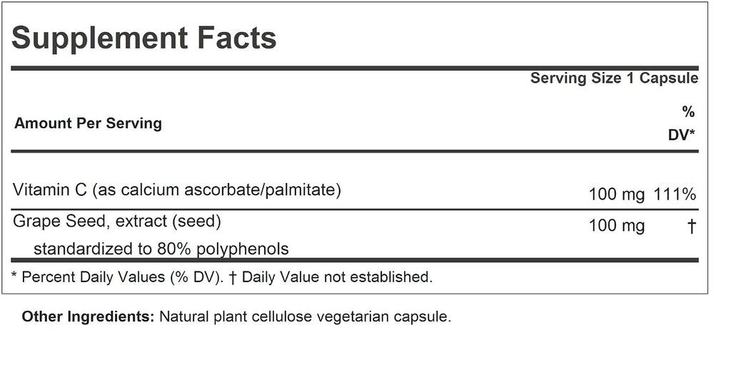 natural grape seed extract capsules