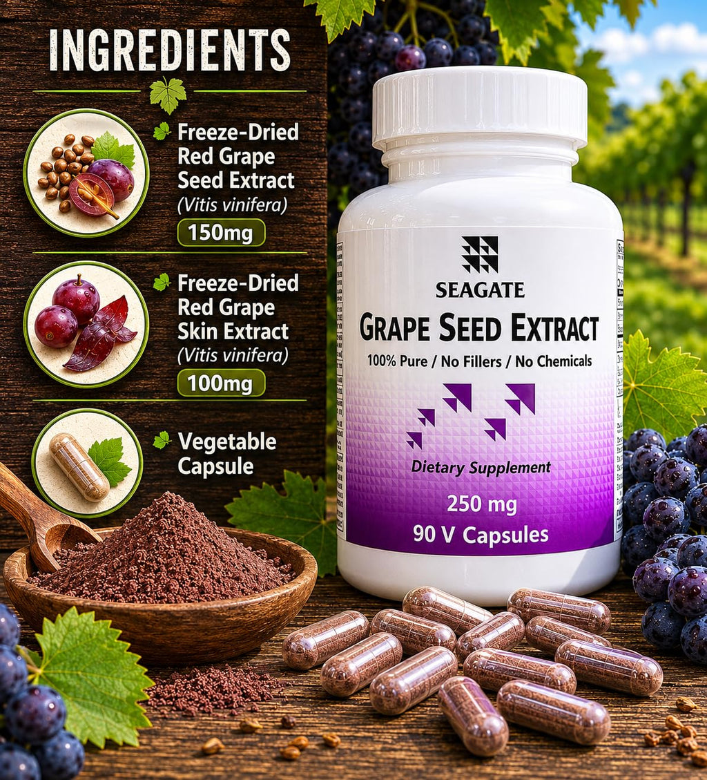 natural grape seed extract capsules