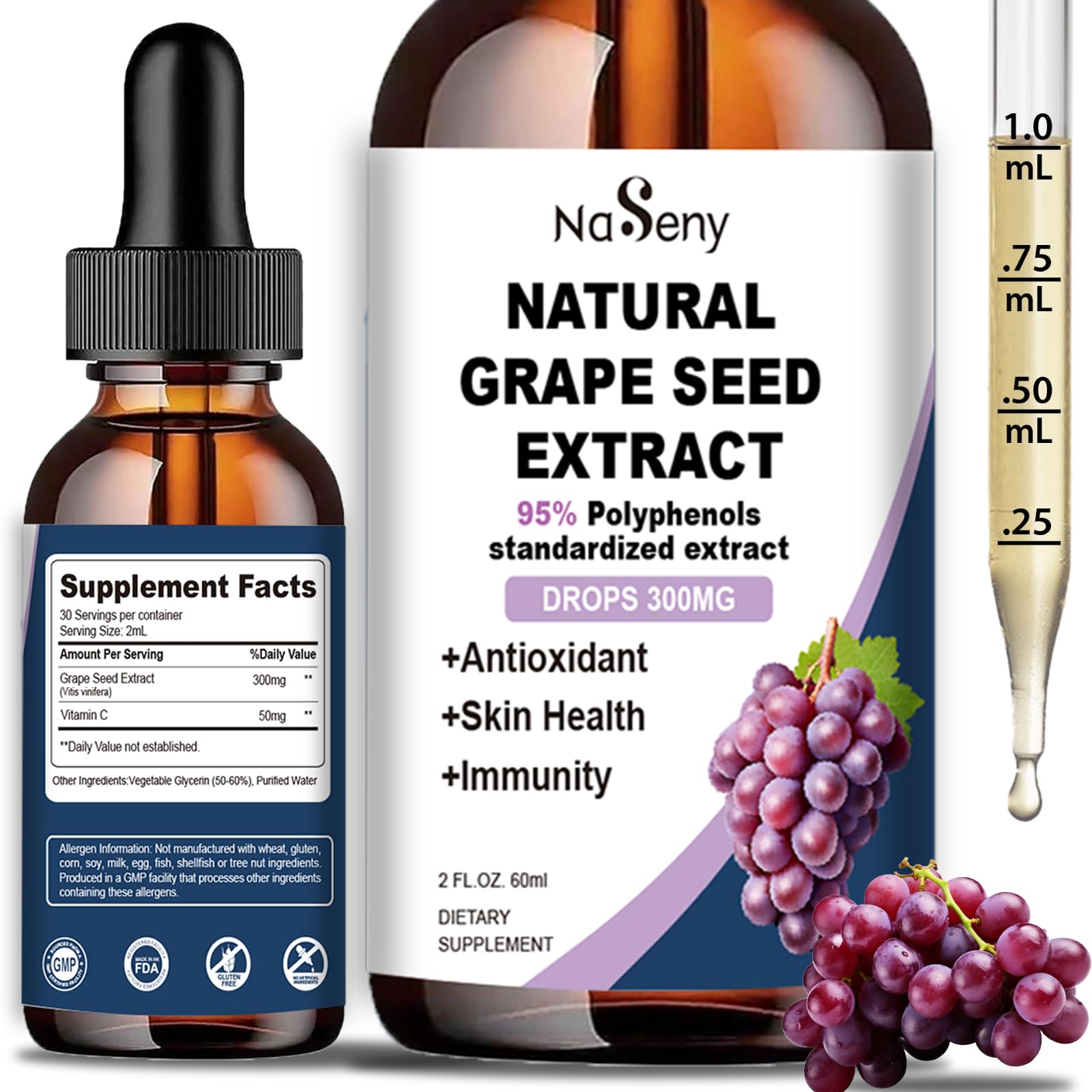 natural grape seed extract drops