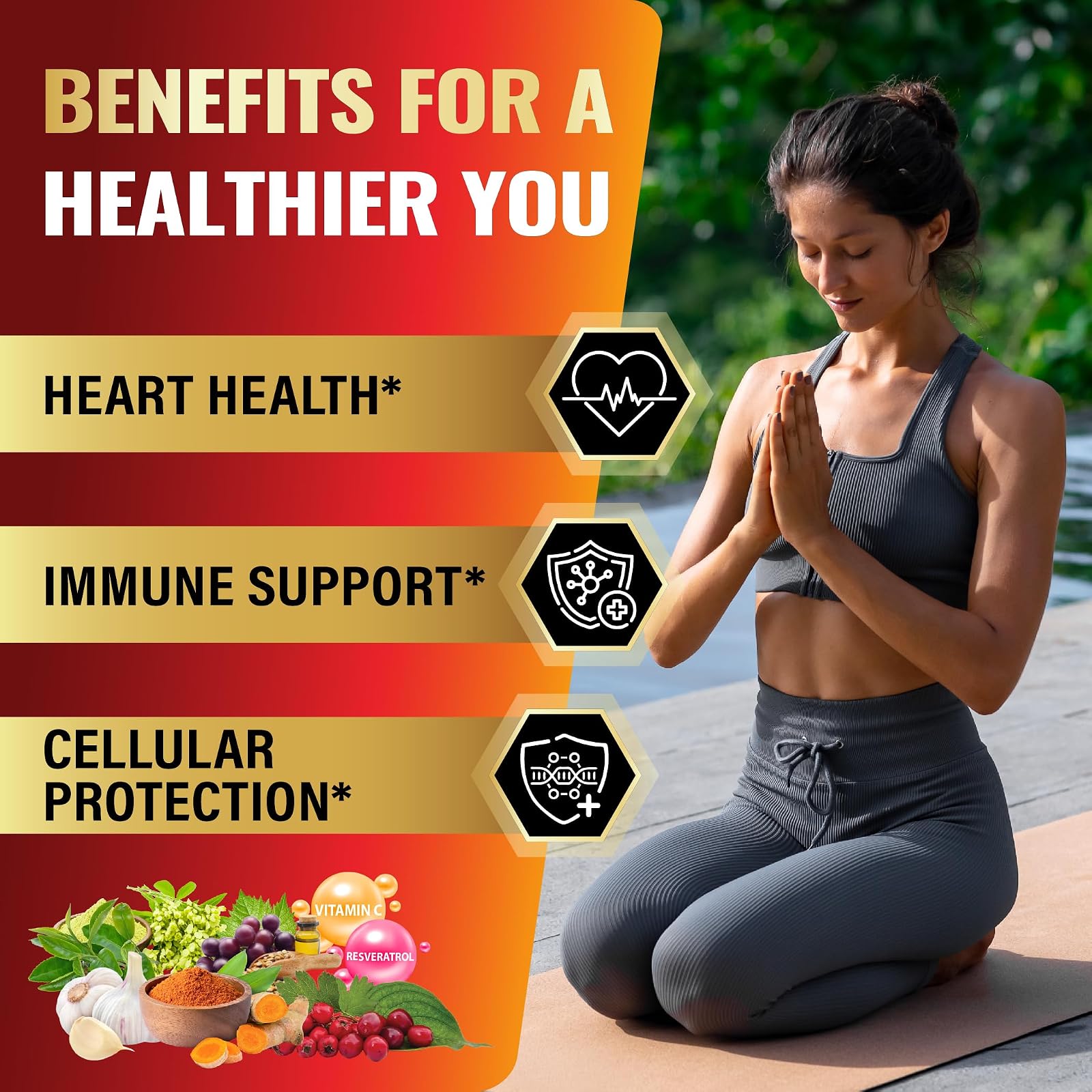 Natural grape seed extract supplement